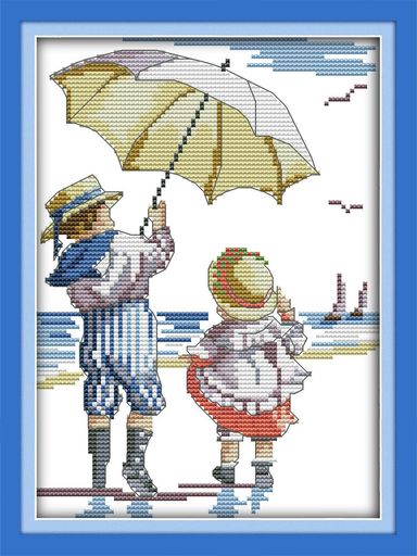 YRBYクロスステッチニードルポイントキットには、すぐに刺繍を開始するために必要な(非常に高品質の)用品がすべて含まれています。環境に優しいプレプリント生地、十分な事前に分類されたフロス、針、わかりやすいチャートと英語の説明書。 仕上がりサ...