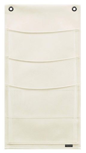 サイズ:30x57.5cm 本体重量:約190g 素材・材質:台布=合皮(PVC・ポリエステル)、ポケット=メッシュ(ナイロン100%)、ハトメ=真ちゅう 原産国:日本