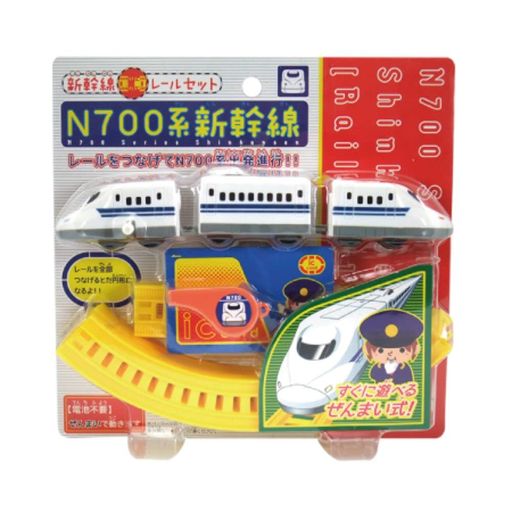 ぜんまい式で電池不要。買ってすぐに遊べるレールセット JR東海承認済 対象年齢:3歳~
