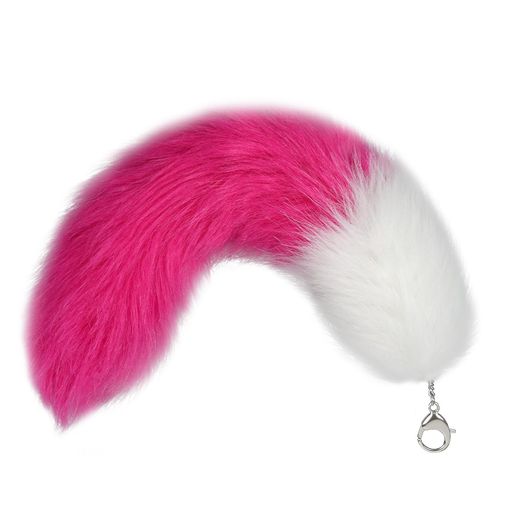 しっぽキーホルダータイプAは約40cm、タイプBは約20cmです。材質はステンレスなので錆びにくく、耐食性が強く、長くお使いいただけます。シンプルでありながらエレガントに見えます。お手入れがとても簡単で、ふわふわの尻尾はとても柔らかくて快適...