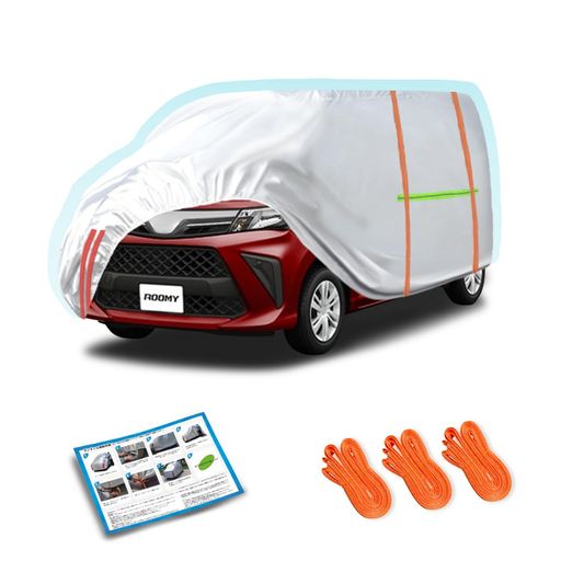 【専用車カスタム取付収納簡単】:トヨタルーミーROOMY用に特別にカスタマイズされた車カバー、ルーミーに適しており。カーカバーサイズは3.75X1.7X1.75Mメートルです。(ルーミーと同サイズの自動車も使用可能です。ご購入前に計測してく...