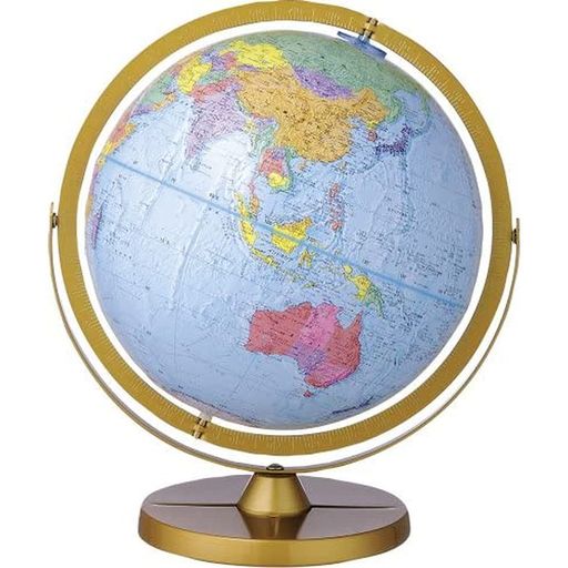 小さなお子様からご年配の方まで幅広い年齢層を対象に開発された地球儀。 山岳部分は実際に隆起しているので、「地球の凹凸」を体感できます。 【サイズ】球径:30cm、高さ:41cm【重量】2.5kg 【地図】ブルーオーシャン地図、行政型【言語】...