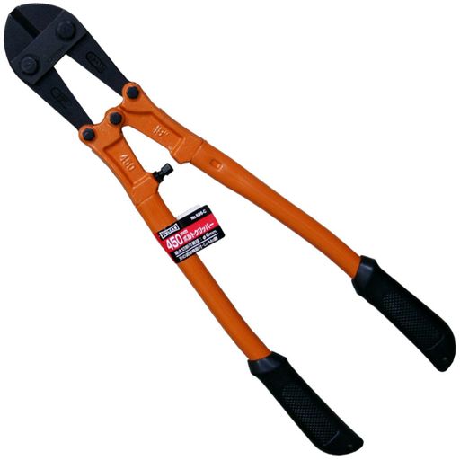 切断 サイズ:全長480mm 重量:1500g 材質:刃部/クロームバナジューム鋼、本体/スチール 最大切断可能径:6mm 呼寸:450mm