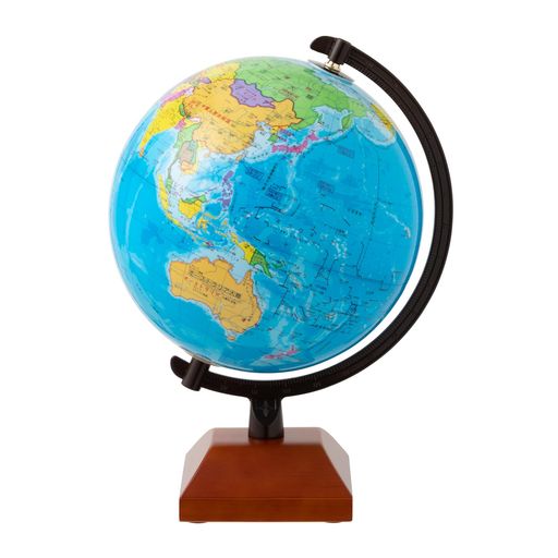 本体サイズ:球径:21cm、全高:31.5cm、重量:0.65kg 男女共用 対象年齢:6歳から 主な製造国:韓国 (C)帝国書院