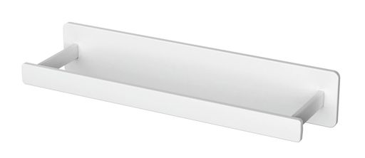 幅27.9x奥行8.0x高さ5.2cm 耐荷重2.0kg(垂直時) 耐荷重0.7kg(水平時) 色:ホワイト マグネットタイプの取り付け方法で、しっかり固定、位置変更自在。1台2役。取り付ける向きによってバスブーツ掛け、ハンガー掛けに使える。
