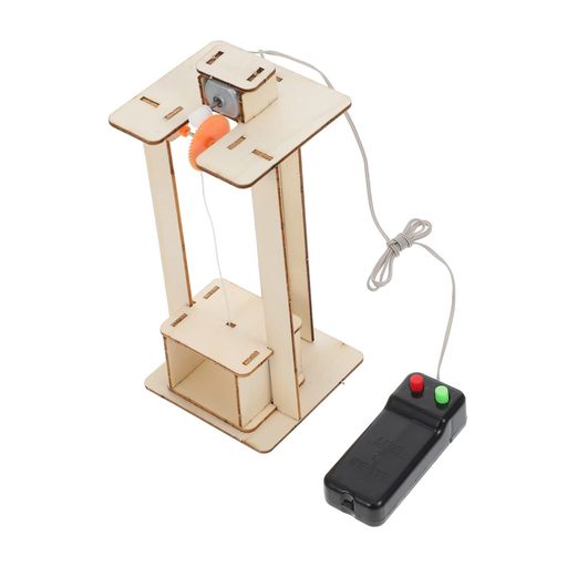 DIY組み立て体験:PRETYZOOMの手作業エレベーター模型おもちゃは、11x8x8cmのコンパクトなサイズで、パーツを自分で組み立てることで、エレベーターの仕組みや物理的な動きを楽しく学べます。として子供の科学的な興味を引き出します。 ...