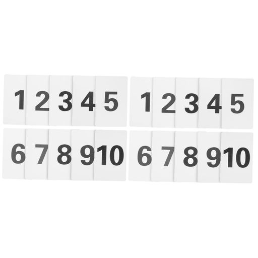 プレミアムプラスチック素材の採用:変形しにくく軽量なプラスチック製で、長期間の使用に適した耐久性を備えています。して繰り返し使える素材を使用し、品質を維持します。 明瞭な数字デザイン:1から10までの数字がはっきりと表示されており、テーブル...