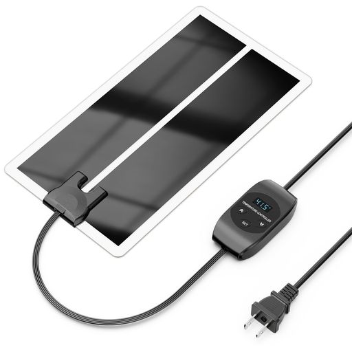 インドア 🐢【三つのサイズが選択できます】S/M/L三つのサイズを用意しており、ご需要により様々な飼育ケージ幅広いに対応いただけます。ヒーターは低電力で省エネです。反射板や発泡スチロール箱、発泡スチロール板と組み合わせて使用...