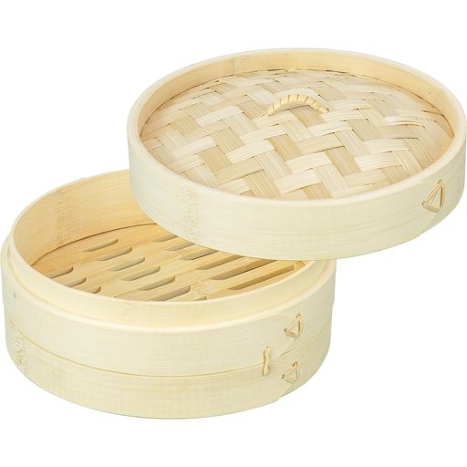 天然竹を使用した本格的な竹製せいろ(蒸篭)です。 別売りのステンレス製の蒸し板を使えば、フライパンに直接のせて手軽に蒸し料理が楽しめます。専用鍋がなくても使えるため、初めての蒸し器としてもおすすめです。 吸湿性に優れた竹が蒸気の水分をほどよ...