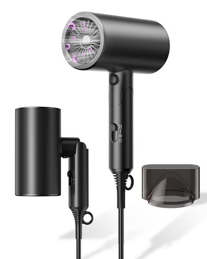 【大風量&amp;速乾で時間を節約】:当製品のヘアドライヤーは、大風量と速乾機能を搭載し、従来よりも短時間で髪を乾かすことが可能です。特に忙しい朝や急ぎの際に最適で、厚いロングヘアーでも素早く乾燥させます。3段階風量調整により、髪質やスタイ...