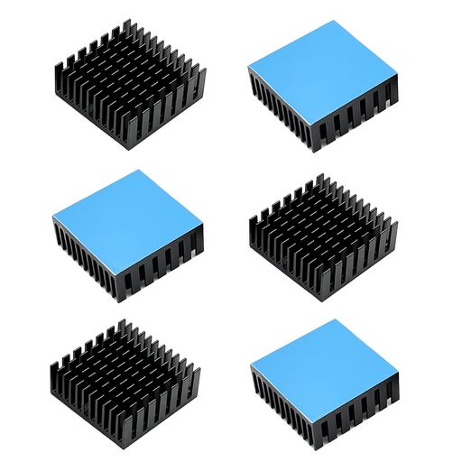 パッケージ内容: 6個セットのヒートシンク(31x31x12 mm)と熱伝導性粘着テープ付き、GPU・ICチップ・VRAM・VGA RAMの冷却に最適 サイズ仕様: コンパクトな31x31x12 mmサイズで、様々な電子部品に対応可能な設計...