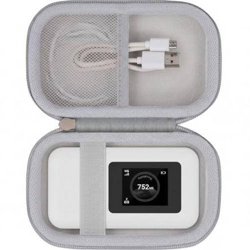【完璧にフィット】Khanka 収納ケースは、プレミアムチャージWiFi U20P / U20 10GB/50GB/100GB モバイルルーターのために特別に設計されており、PREMIUM CHARGE WIFI U20P / U20 10...