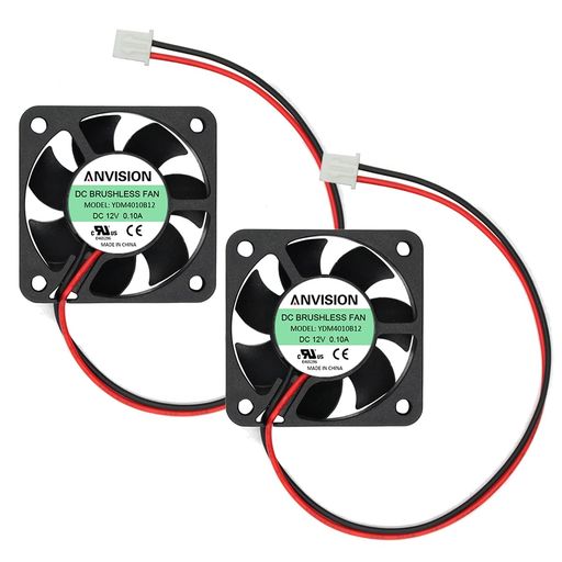 定格電圧:12VDC電流:0.1A; 気流:7.56CFM、ノイズ:27.50dba:6200PRM速度; ベアリングタイプデュアルボールベアリング; リード線:2-pin-2.5mmコネクタが付いていますが、長さ:150mm; 保証:2年...