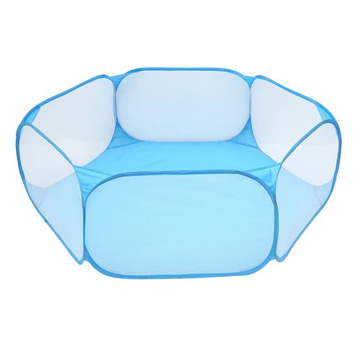 アウトドア 🐹1.【製品仕様】ペットサークル本体+収納袋、サイズ:[展開の時] 120cmx38cm [収納の時] 約24x23x3cm、カラー:ブルー、素材:ポリエステル素材、重さ:300g 🐹2.【折り畳...