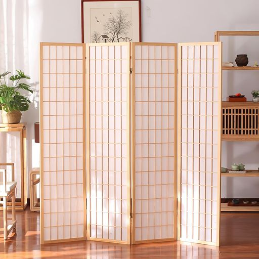 材質:枠=天然木、幕部=不織布 折畳時サイズ:(約)幅44x奥行8x高さ150/178cm 完成品:組立不要 重量:(約)6kg 和風パーテーション・間仕切り・目隠し・衝立で、空間自在に彩る 展開時サイズ:(約)幅176x奥行2x高さ150...