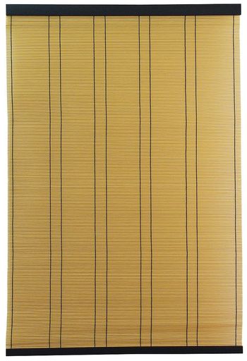 サイズ:約88x135cm 本体重量:約750g 素材・材質:本体=ポリプロピレン、上下レール=PVC、編糸=綿糸 原産国:日本 巻上げ器付き