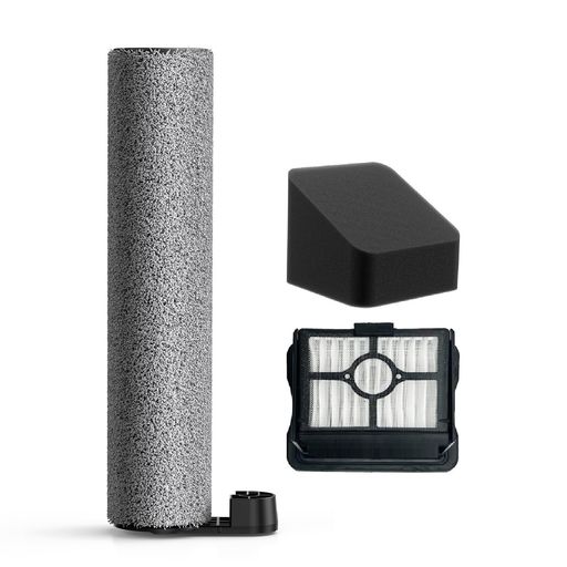 【JONR ED12Lite 水拭き掃除機 専用設計​】高精度成型でぴったりフィット:ローラーブラシ+フィルター+フォーム ※フォーム(吸収パッド)の色は、製造ロットによりブルーまたはブラックの場合がございます。いずれも同一素材・同一性能の...