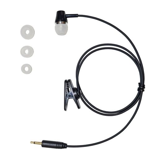 タイピン型イヤホンマイク:[FB-26]用オプション カナルタイプイヤホンです。他に4種類のオプション・イヤホンがございます。 プラグ径:φ2.5mmコード長さ:475mm