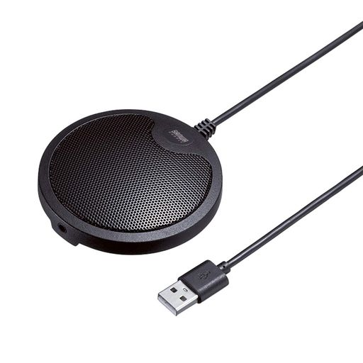 広範囲の集音が可能な高感度マイクユニットを採用したWEB会議マイクです。集音範囲は最大約5mで、多人数での会議やパソコンから離れた場所での通話などに便利です。(※本製品にスピーカー機能はありません) マイクを一時的に停止し、こちら側の音声を...