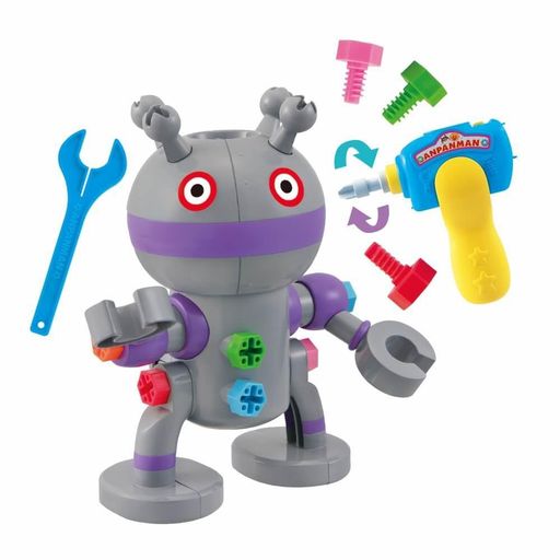 対象年齢:3才以上 使用電池:単3電池x2個(別売) 連続使用時間:約3時間 (C)やなせたかし/フレーベル館・TMS・NTV 電池付属:いいえ 付属:だだんだん本体(10パーツ)、カスタマイズ部品(3パーツ(ドリル、ハンマー、ジェット機)...