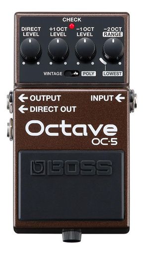 オクターブ・ペダルのニュー・スタンダード OC-5 は BOSS 伝統のオクターブ・サウンドと最新のトラッキング技術を融合することで完成した、オクターブ・ペダルの決定版です。 VINTAGE モードでは 1982 年に誕生したモノフォニック...