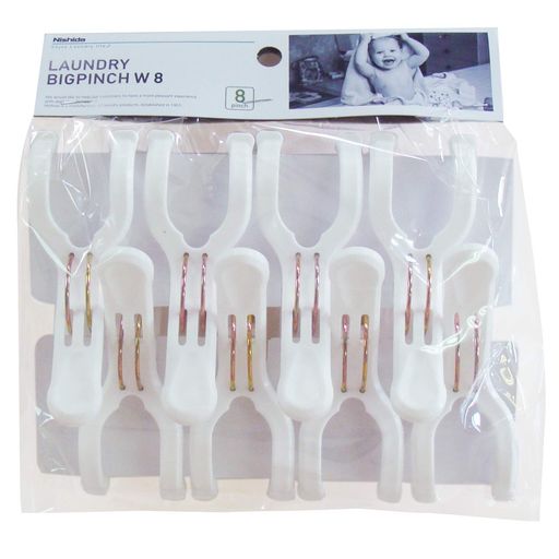 シンプルなスタイルを邪魔しない、清潔感のあるホワイトカラー。 サイズ:約幅4x奥行7.3x高さ11cm 重量:約17g