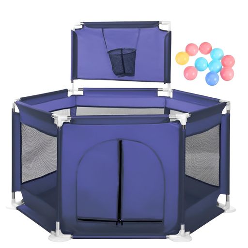 【保育士監修の安心設計】転倒・衝突からお子様を守る安全基地高いメッシュ柵と柔らかい布製素材で、赤ちゃんの転倒や衝突をやんわり受け止めます。保育士の視点から安全性を追求した設計で、親御様が少し目を離す間も、安心して遊ばせられる環境を約束します...