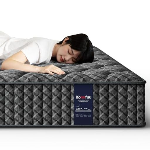 【厚さ22cmの高反発マットレス】厚さ22cmのマットレスクイーンは、高反発ポリウレタン(5cm)+高密度クッション材(3cm)+ポケットコイルスプリング(14cm)の3層構造を採用し、体圧を効果的に分散します。一般的なマットレスの1.5倍...