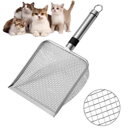 0 セット内容:Esforzarse 1個猫砂スクープが,4mmx4mmのメッシュサイズで,色: 銀色。大きめのスコップでサッと済ませたい!という方向けの猫砂スコップです。 高品質素材:主にステンレス鋼で作られており、錆びにくく丈夫なステン...