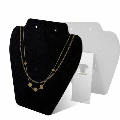 完全なディスプレイのための3Dスタンディングデザイン:背面ブラケットを備えた独自のスタンディング構造が特徴で、優れた安定性を提供します。日常使用や店舗ディスプレイに最適で、ネックレスやイヤリングが美しく展示されます。 高品質な素材、柔らかい...