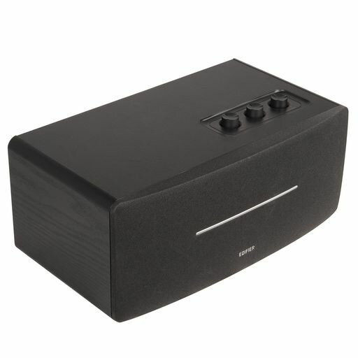 パッケージ内容:D12x1、リモートx1、3.5mm-RCAケーブルx1、RCA-RCAケーブルx1、取扱説明書x1。D12にはBluetoothと2系統(RCA・LINE)の有線入力があり、ワイヤレス接続以外にもさまざまなオーディオ機器と...