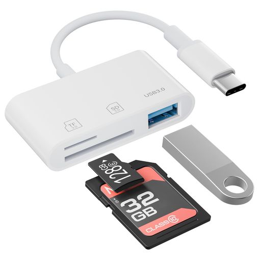 ⚡⚡【TF/SD/USB全ポート3.0超高速双方向転送最大500MB/s】本SDカードリーダーは、TF、SD、USB-Aの3つのスロット全てにUSB3.0インターフェースを採用しており(SDカード録画実測)、最大転送速度は500MB/sに達...