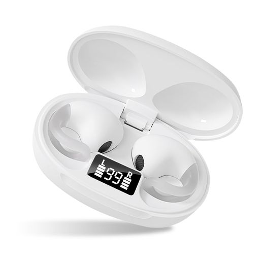 【イヤーカフ イヤホン】最新登場のイヤホンbluetooth5.4は、世界に先駆けて開発された全く新しいオープンイヤーのオーディオソリューションを採用し、振動で音を伝える骨伝導技術を採用せずに発声器が耳道の上部に位置しており、一般的なカナル...