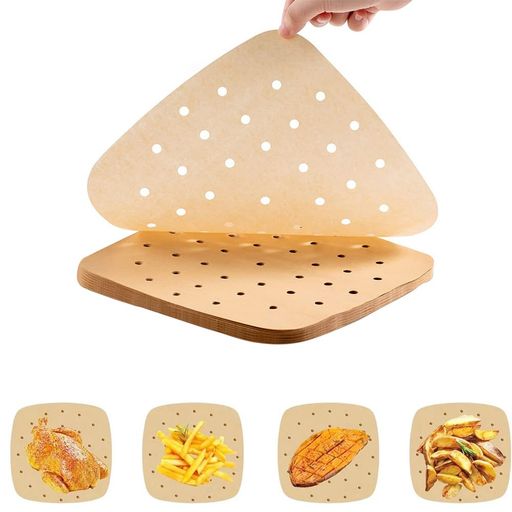 【せいろ蒸しシート・エアフライヤー対応】サイズは23x23cm、100枚入り。蒸し器シートとしてだけでなく、エアフライヤーやオーブンにも対応。せいろやクッキングシートとして肉、魚、ピザ、ケーキなど幅広い食材に使用可能で、家庭用から業務用まで...