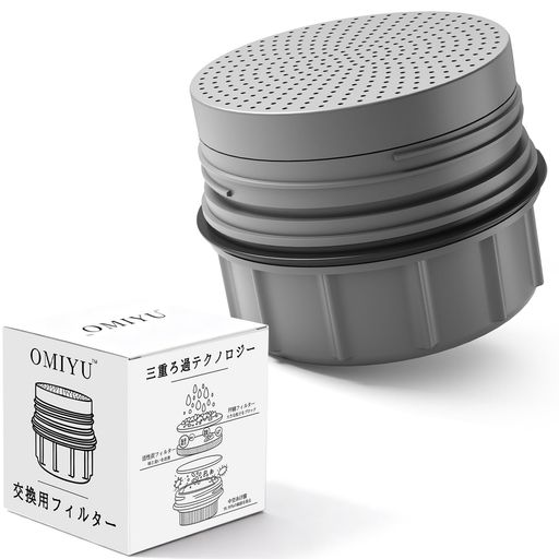【500ml専用】OMIYU直飲みプレス式ボトル(500ml)に適合する交換用フィルター。はめ替えやすい一体型。 【3層ろ過】UF中空糸膜x活性炭xPP。微粒子・においを抑え、すっきり飲みやすい水へ。 【最大1500L*】1本あたりの使用目...