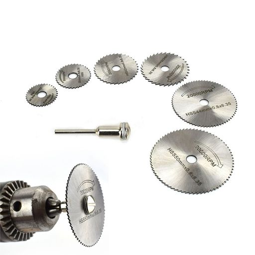 ブレード直径((22mm,25mm, 32mm, 35mm, 44mm, 50mm)、穴の直径(6.35mm)、コネクティングロッドの直径(6mm)。 木材、乾式壁、プラスチック、銅、アルミニウムの連続切断用のHSSセグメンテーションソーブ...