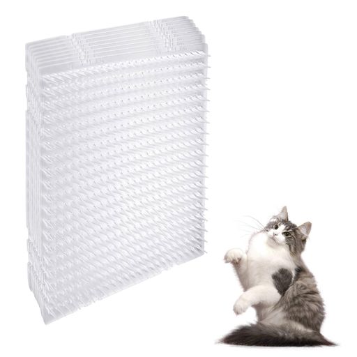 【猫よけマット】猫除けマットには多くのトゲががあり、猫がシートを踏むと、トゲが前足や体に不快感を与え、猫がその場所に留まり続けたり、引っ掻いたりする行動を防ぐため、家具や庭、窓辺などを猫による被害から守ります。 【簡単カット】折り曲げ、カッ...