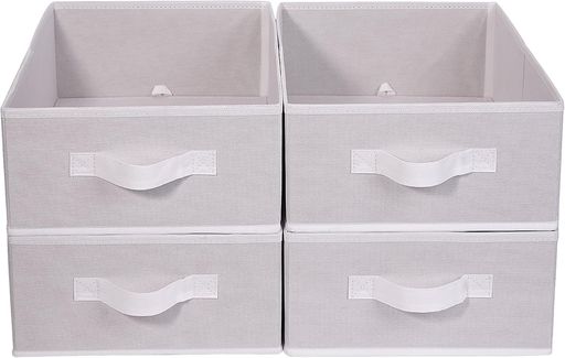 【大容量収納スケット】 サイズ:約 39*29*14cm 4個セット 収納バスケットは大容量、収納力抜群です。子供のおもちゃ、ペット用品、雑貨などをファッション的に収納できます。 【折りたたみ式】 折り畳み式収納バスケットは、簡単に開けて収...