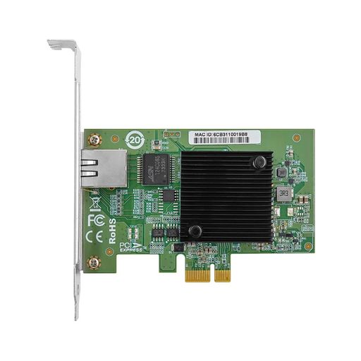 PCI Express 4.0 x 1ダウンロード シングルポートRJ 45インターフェース サポート10 M/100 M/1/2.5/5/10 Gbps サポートPXE サポートWol