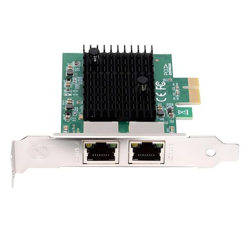 デュアルポート2.5Gネットワークカード。PCI Express x1スロットにPCIeネットワークカードを挿入することで、ホストのRJ45ポートを1つ追加できます。ネットワークポートが少ないデスクトップPCや、有線ネットワークに接続できな...