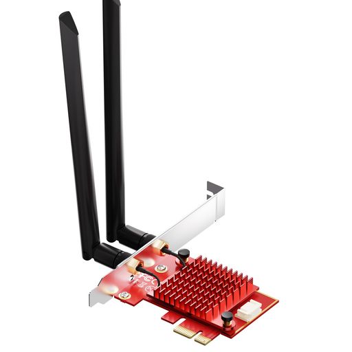 【トライバンド速度で次世代WiFi 6E】トライバンド対応(6GHz/5GHz/2.4GHz)を採用した最新のWiFi 6Eテクノロジーで、最先端の5400Mbpsの速度を体験してください。 オンラインゲーム、ストリーミング、大容量ファイル...