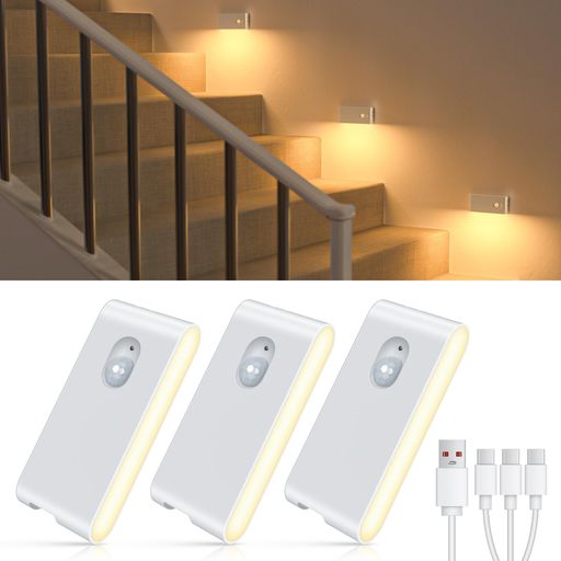 照明(しょうめい) 🔋【充電式&amp;省エネ】この足元ライトは500mAhの大容量充電バッテリーを内蔵しており、追加の電池を購入する必要がありません。環境にもお財布にも優しいです。当社のじんかんせんさーライト 室内は、常時...