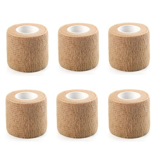 ❤超自己粘着性:このセルフスティックラップ包帯の最高品質の素材のため自己粘着性の弾性包帯は髪に付着することもないため、このラップテープの取り外しは簡単ですそれは残留物と痛みを引き起こさず。 ❤多機能包帯:弾性包帯は包帯パッケージを保護し、腫...