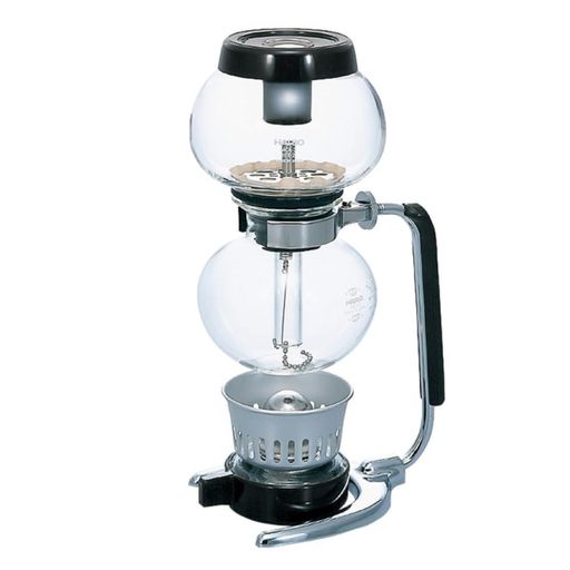 【コーヒーサイフォン】蒸気圧を利用してお湯を押し上げ、コーヒー粉を浸し抽出するコーヒー抽出器具。目でも愉しめるパフォーマンス性の高い抽出器具です。 【味わい】高温のお湯でかき混ぜることで短時間で一気に抽出を行うため、香り高いコーヒーが抽出で...