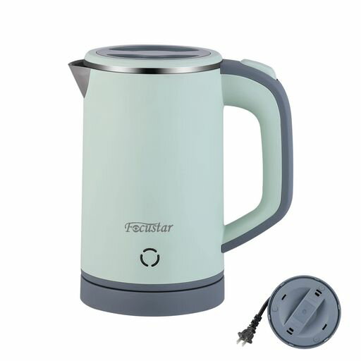 【0.8L容量】Focustar電気ケトルは容量が0.8Lなので家族キャンプの時コーヒーを淹れるやカップ麺を作るに足ります。普通の1.5L電気ケトルよりコンパクトで持ち運びやすいです。旅行や出張にピッタリ! 【快速沸騰&amp;小消費電力】...