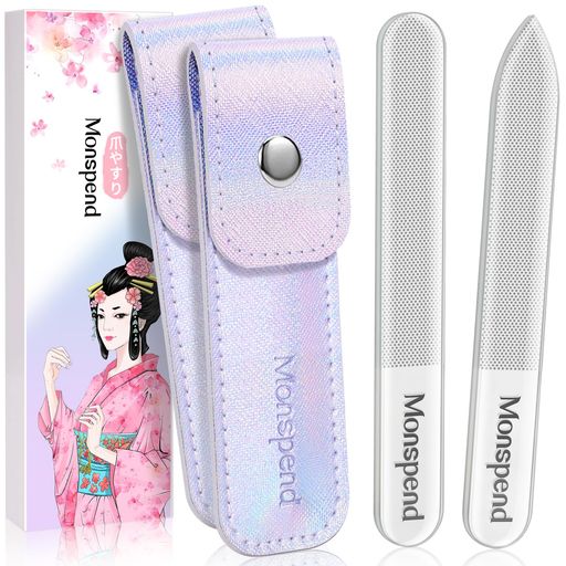 【最新版3D圆弧ナノガラス爪磨き】さらに高級な手触りの爪やすり、日本発の先端レーザー加工技術によって実現した0.01μの粒子が、爪とぎは5秒で素早く爪の縁を滑らかにすることができ本体サイズ:幅約1.2cm・長さ約9cm・厚さ約3mm・重さ約...