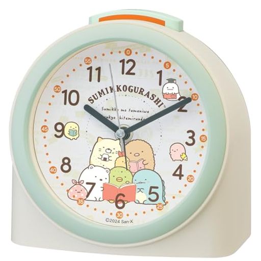 付属品:電池(単3マンガンx1個) クオーツ時計 スイープ秒針 一発鳴り止め サイズ:125x125x73mm