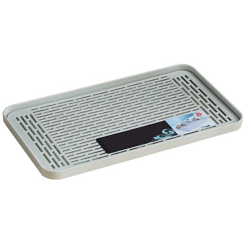 【製品サイズ】31*17.5*2.5cmです。色:(緑です) 【素材】厚いPP素材を使用して、水切り層には多数のサポートがあり、強度と耐久性を確保しています。トレイの角は丸く、より頑丈になり、同時に毛羽立ちも防ぎます。 【省スペース】シンプ...