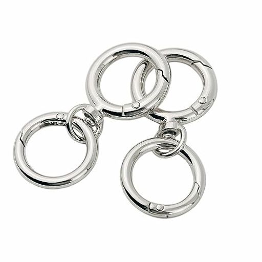 1.亜鉛合金.セット内容:2個ナスカン+2個キーリング 2.ハンドメイド作品の作成だけでなく、補修・修理にも。けのストラップ金具パーツやキーホルダーにもできます。キーホルダーやストラップ作成、カバンなどのハンドメイドの必須アイテムです。 2...