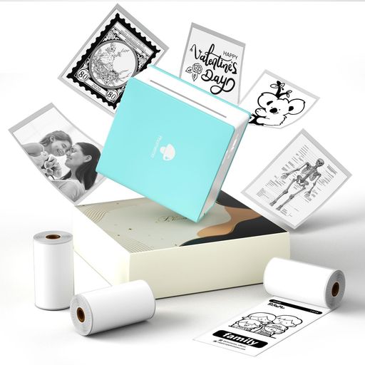 ミニプリンター「PhomemoM02」を使用するには、13類の機能を搭載した専用アプリのダウンロードが必要です。様々なフォントやフィルター、素材が提供されており、印刷コンテンツをより面白く仕上げてくれます。写真、メモ、リスト、メッセージ、レ...